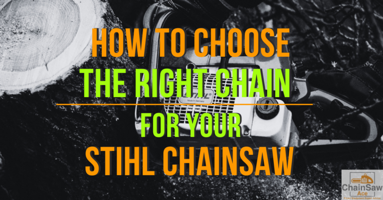 How to Choose the Right Chain for Your Stihl Chainsaw – Chainsaw Ace